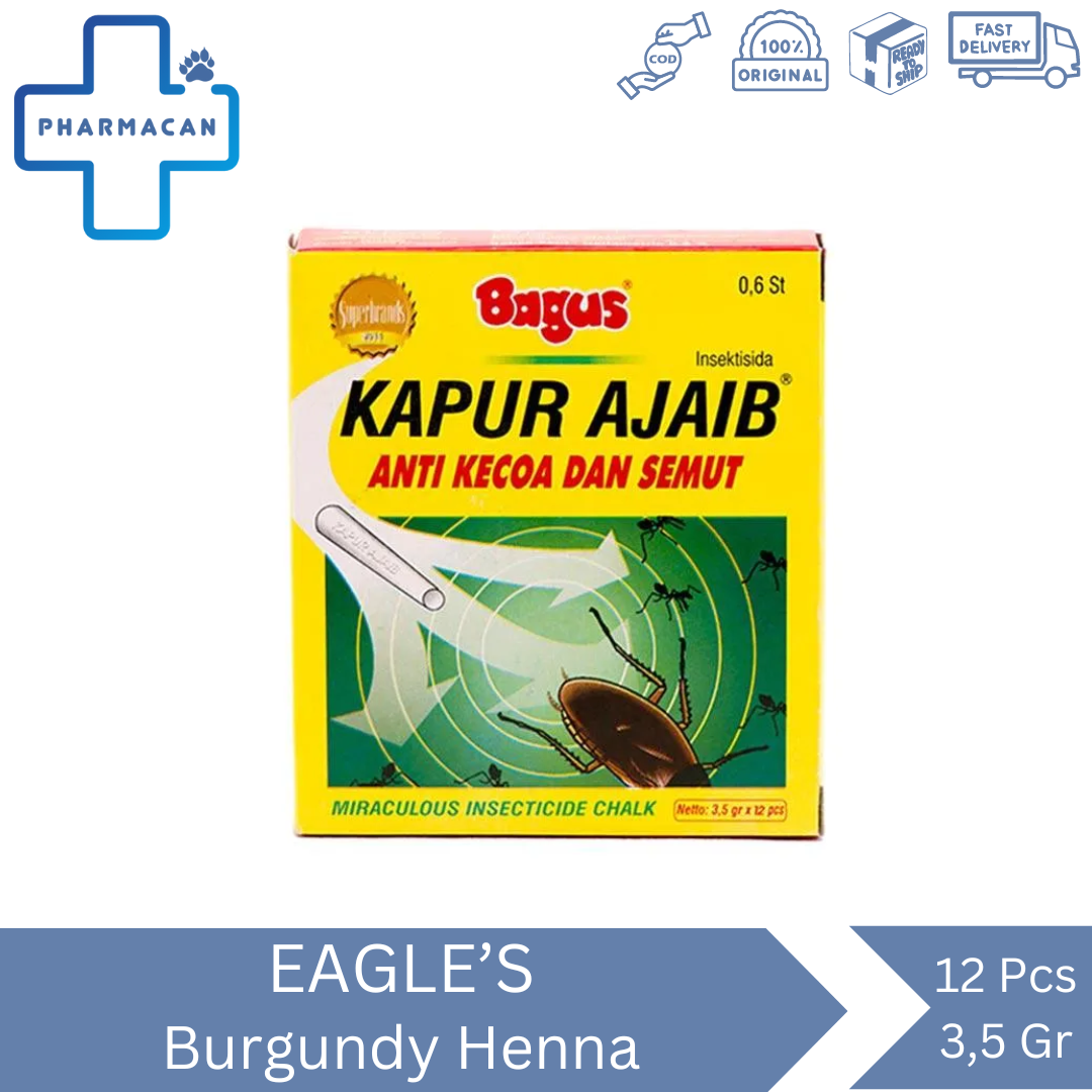 Bagus Kapur Ajaib 3,5gr 1 Box isi 6 Pcs | Kapur Insektisida | Kapur ...