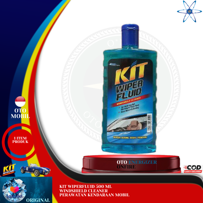 KIT WIPER FLUID Botol 300ml - Windshield Cleaner Bersih Bening Bebas ...