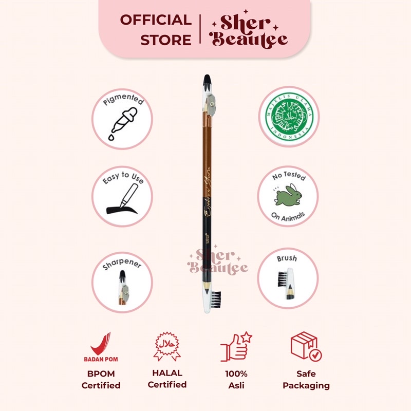 Salsa Pensil Alis 4in1 Eyebrow Guru 3gr | Lazada Indonesia