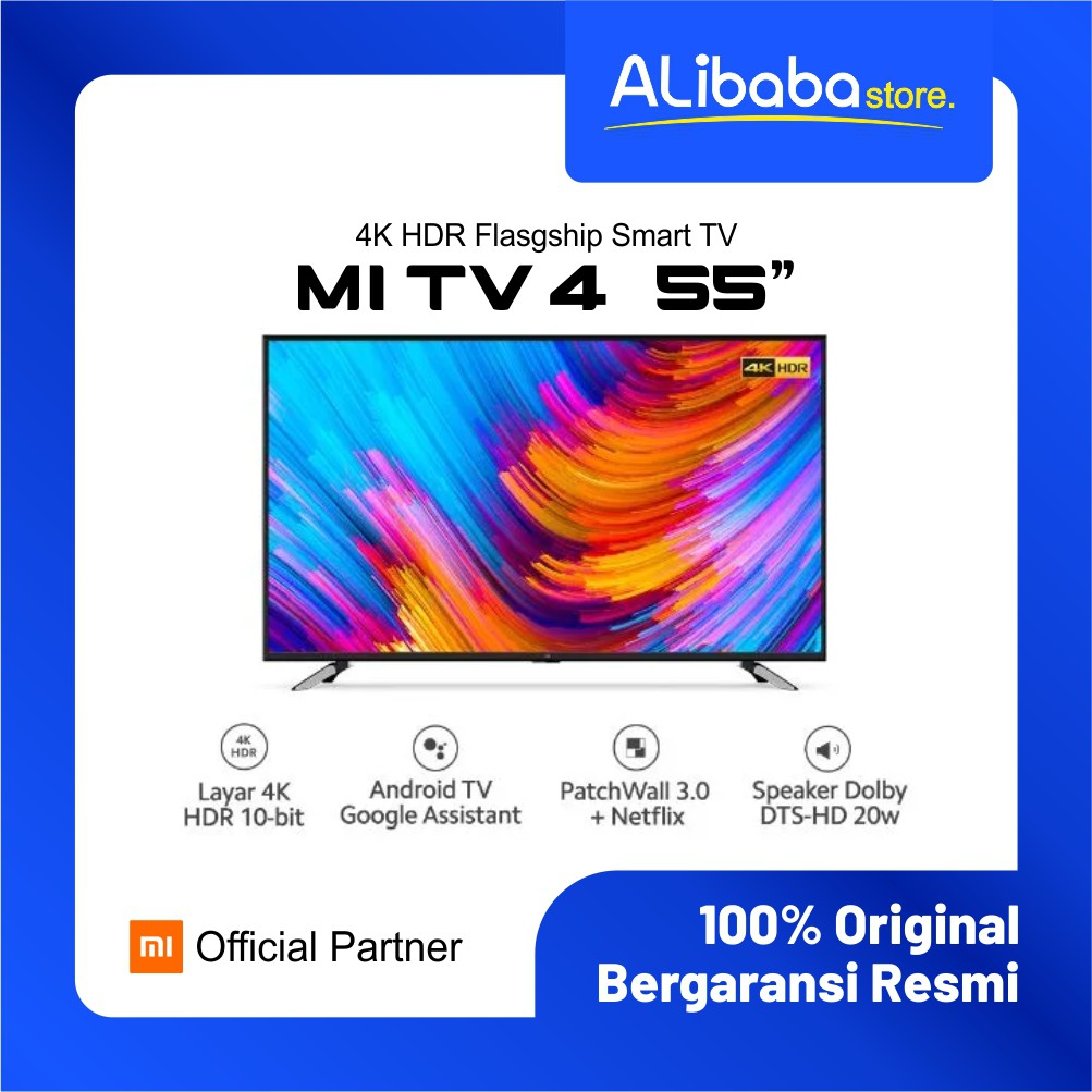 Xiaomi Mi TV 4 55 inch Smart TV - Dual UI Patchwall OS + Android 9.0 ...