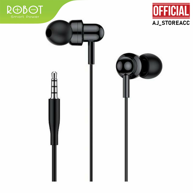 Headset Robot RE20 Wired Earphone Bass Android Original | Lazada Indonesia