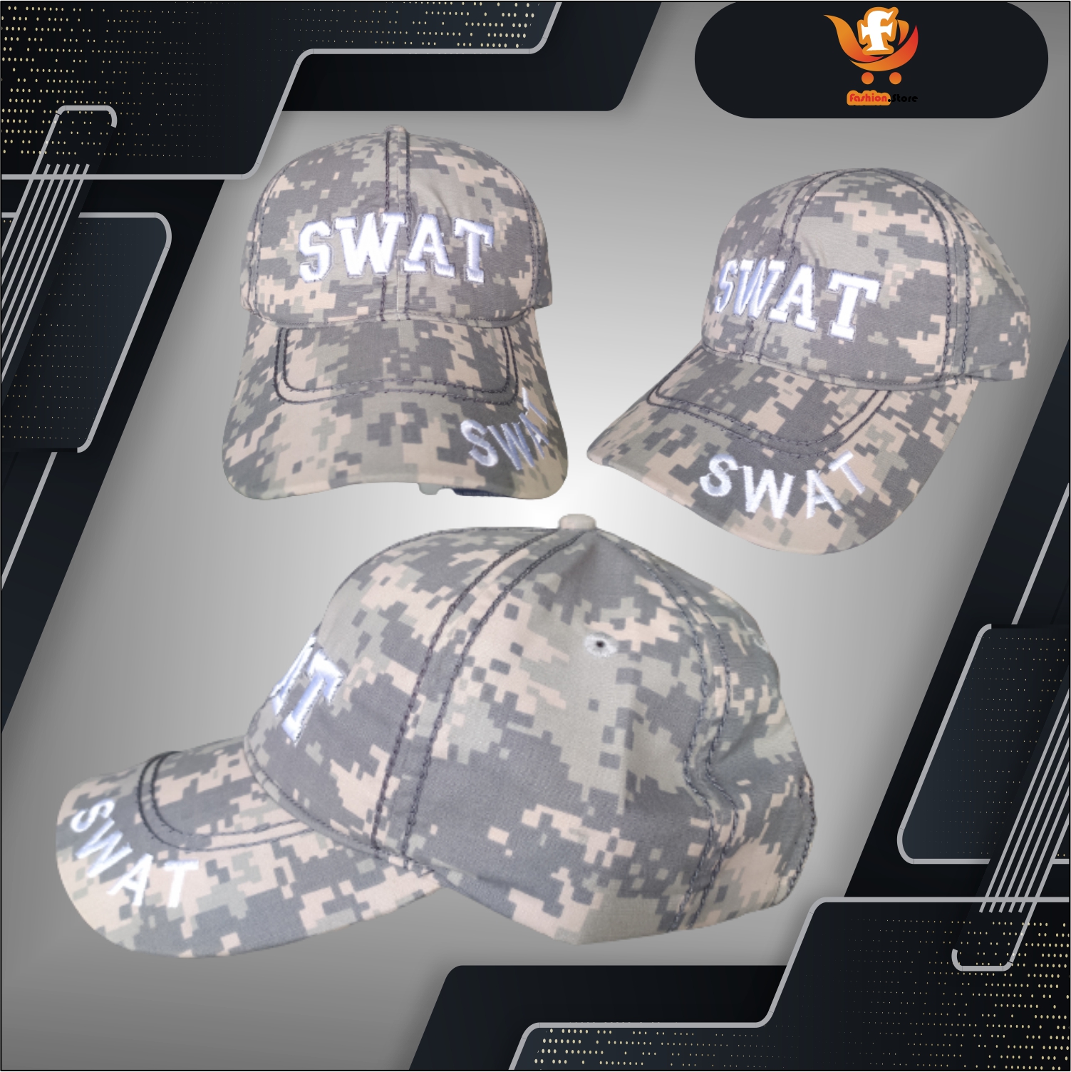 TOPI SWAT LOGO BORDER TOPI SWAT LORENG GURUN KANVAS FULL BORDER ...