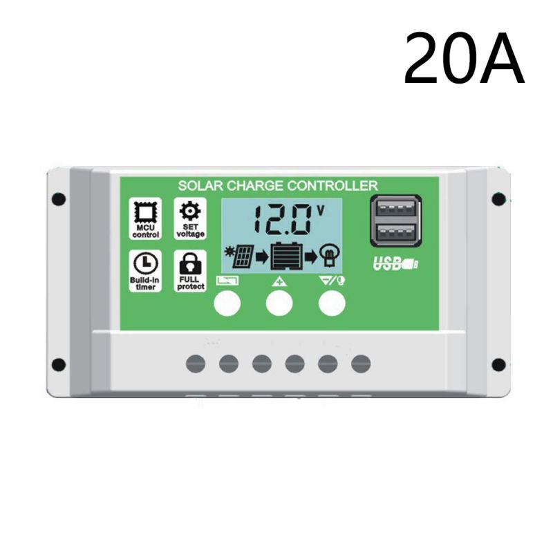 SCC Solar Panel Charge Controller Pwm Battery Charger USB Panel Surya ...