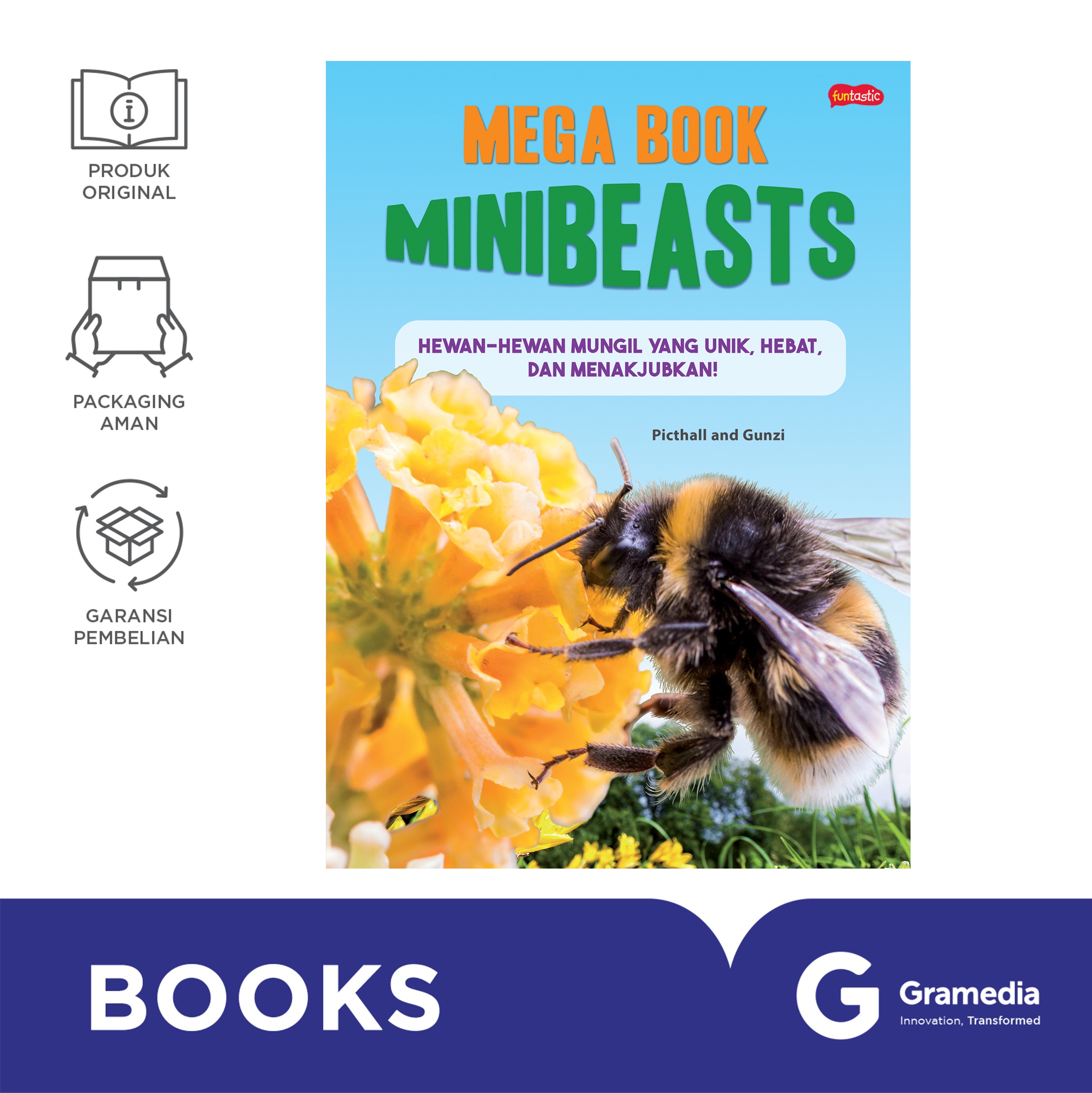 Buku Mega Book - Minibeasts | Lazada Indonesia