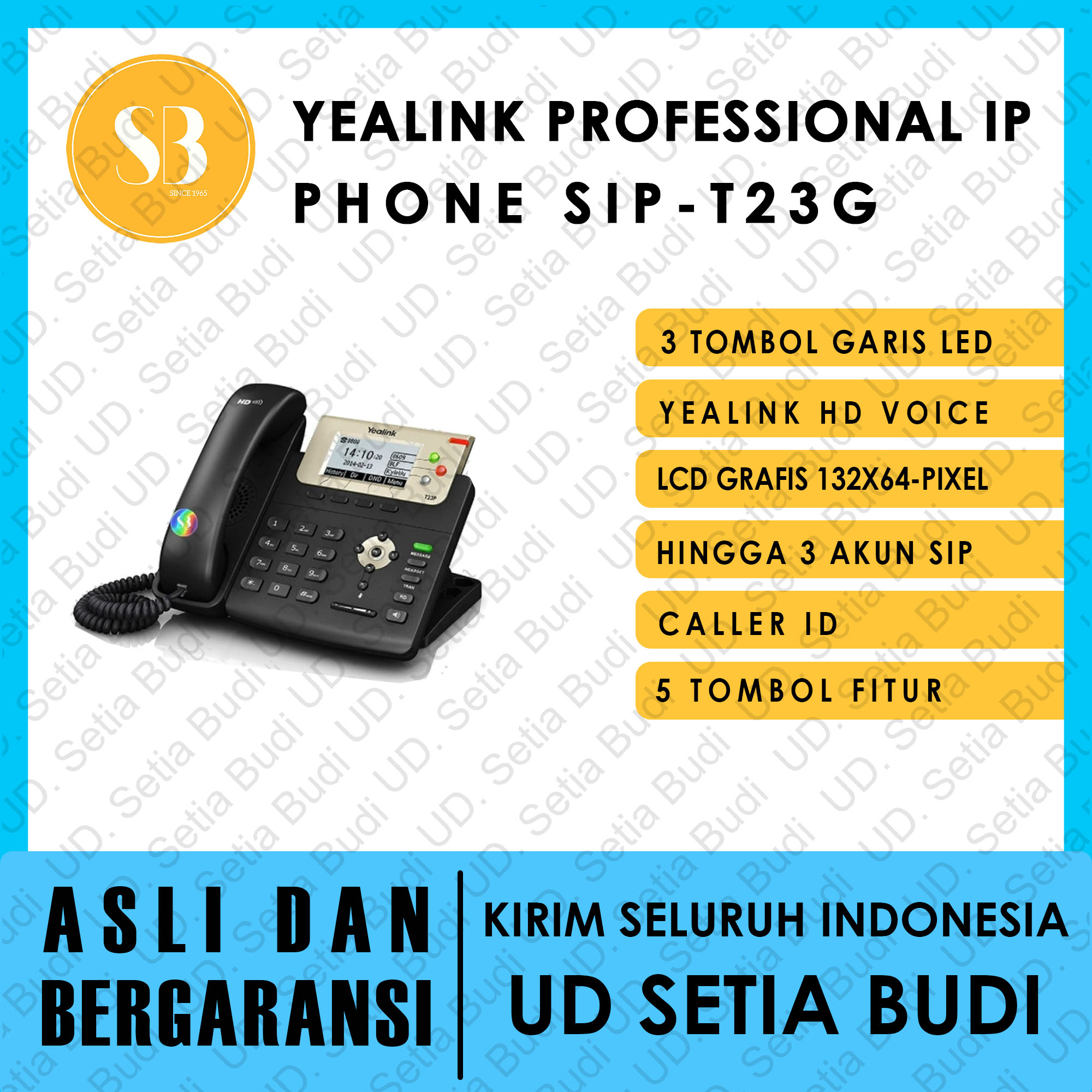 Yealink Professional IP Phone SIP-T23G | Lazada Indonesia