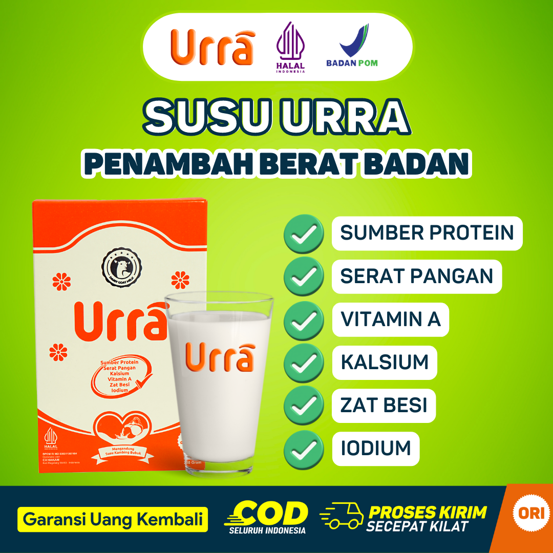 SUSU URRA I Susu Kambing Bubuk Premium Penambah Berat Badan I Susu ...