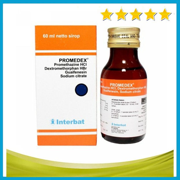 Promedex Sirup 60 ml Obat Batuk Pilek | Obat Batuk Alergi | Lazada ...