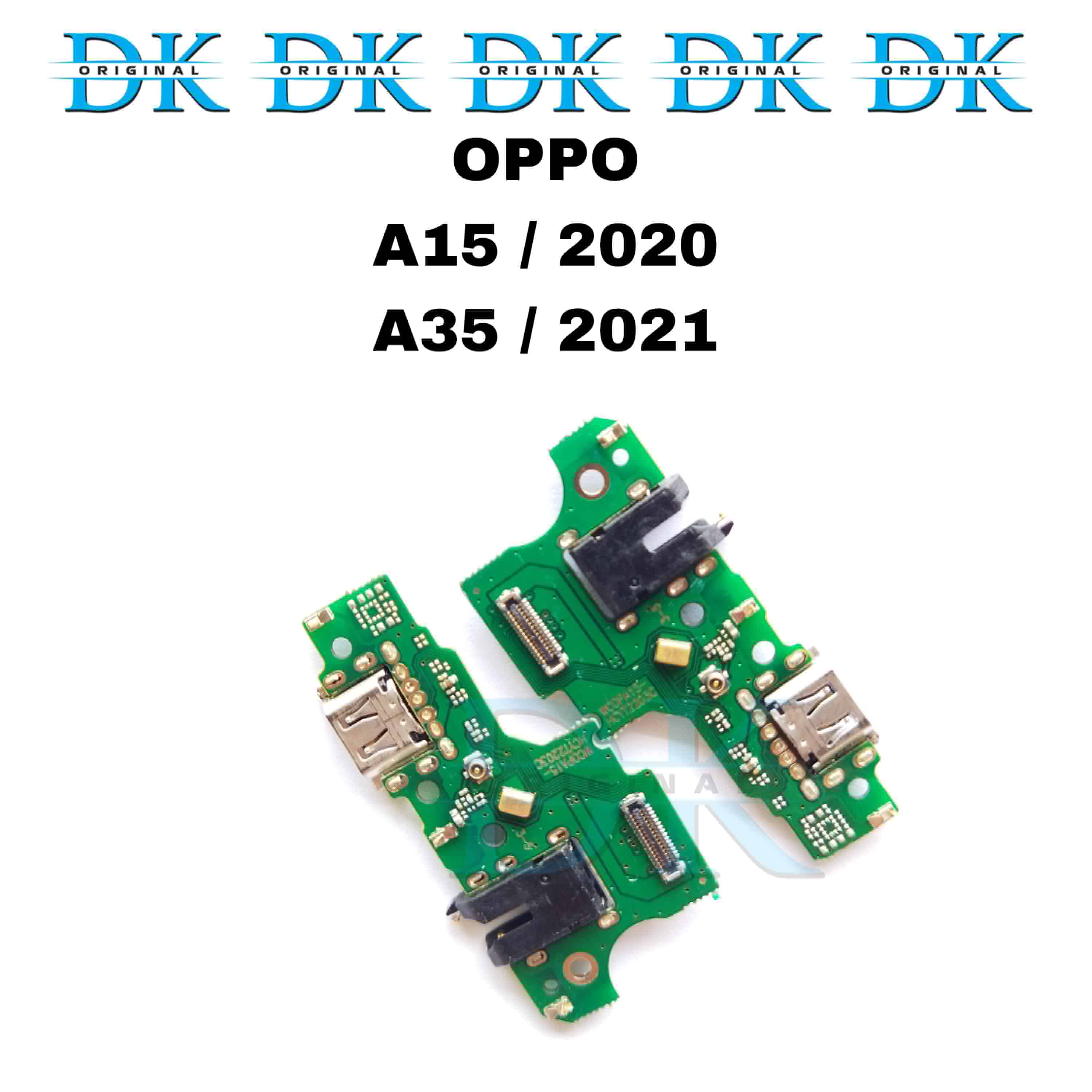 Konektor Charger Oppo A15 2020 A35 2021 USB Papan Cas Mic Pcb Board ...