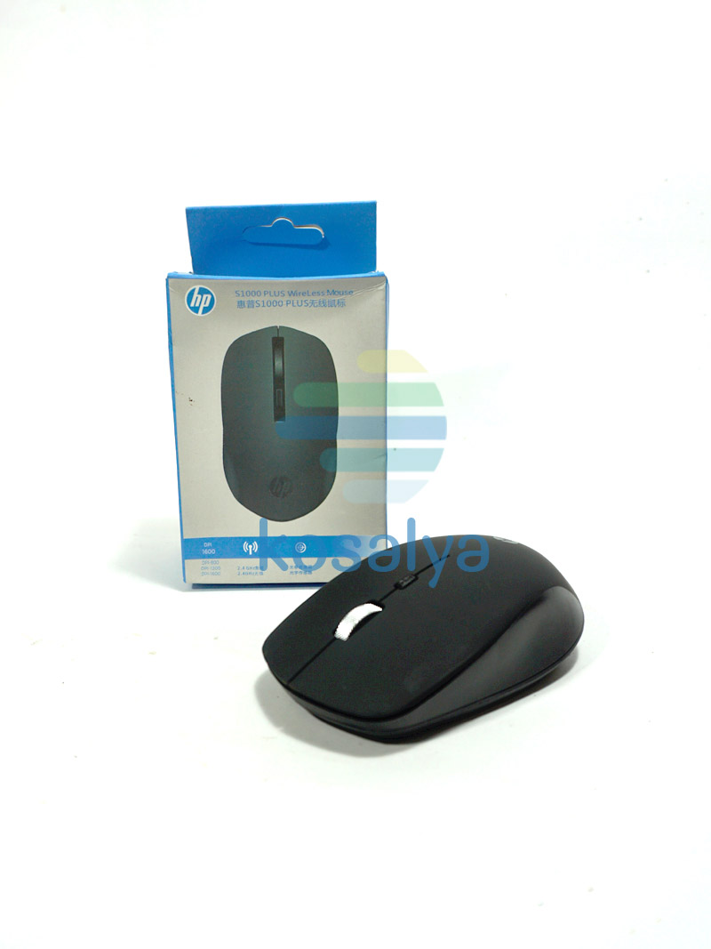 Mouse HP Wireless USB Optical 1600DPI Merk HP S1000 | Lazada Indonesia