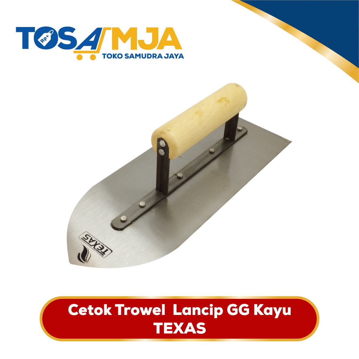 (6 BIJI) CETOK TROWEL LANCIP 10" X 4" inch (250 X 100 MM) PLAT BESI ...