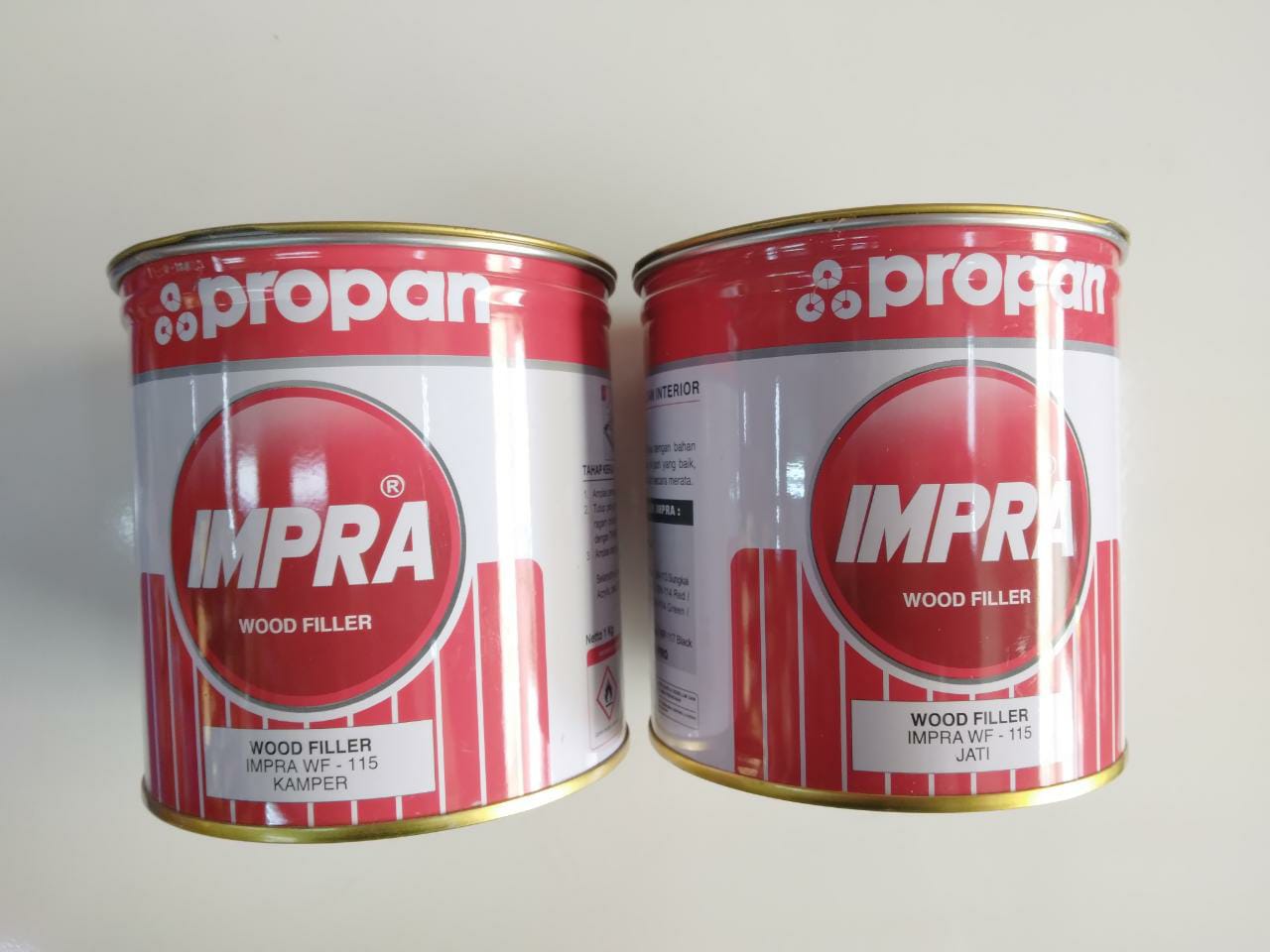 Dempul Kayu Propan - IMPRA WOOD FILLER (115 Jati & 115 Kamper) | Lazada ...