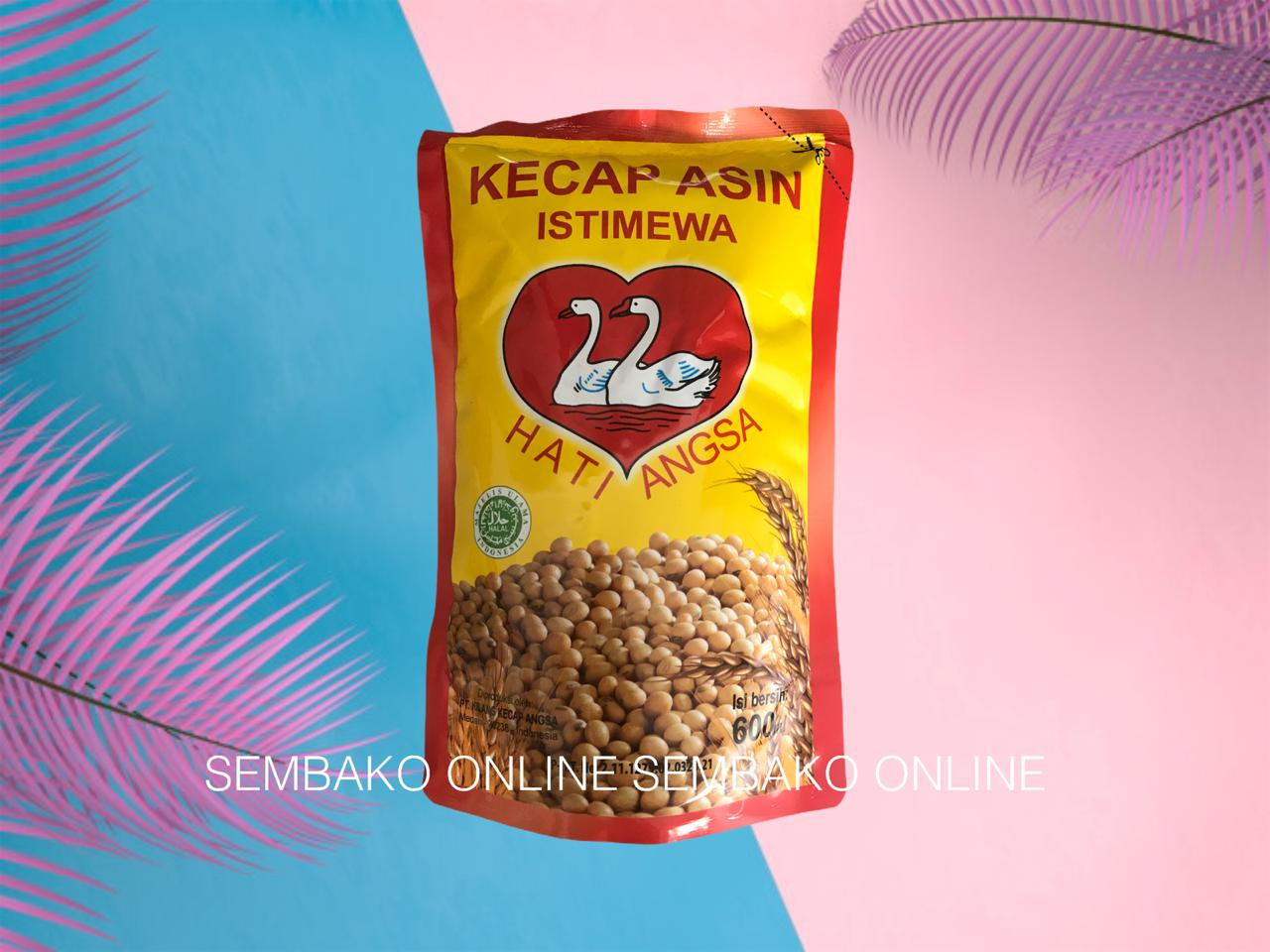 Kecap Asin HATI ANGSA Refil 600ml | Lazada Indonesia