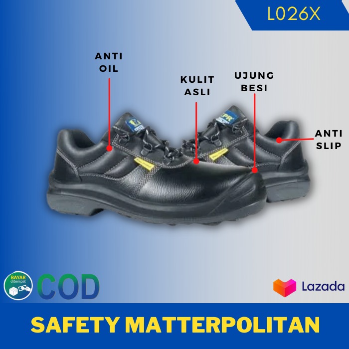 Sepatu Safety Sepatu Safety Ujung Besi Sepatu Septi Sepatu Sefty Sepatu ...