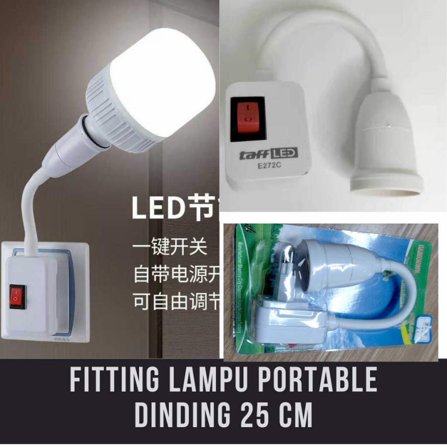 Fitting Colok Flexibel / Fitting Lampu Tidur / Fitting Lampu Flexibel ...