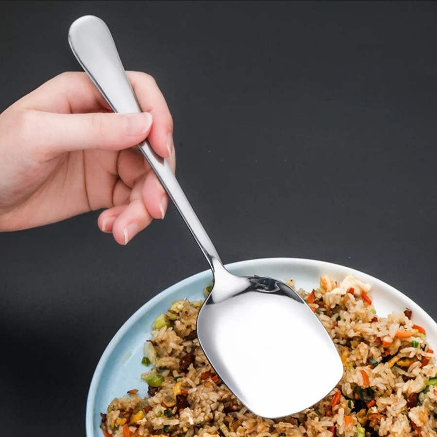 SENDOK SAJI / LAUK STAINLESS TEBAL | Lazada Indonesia