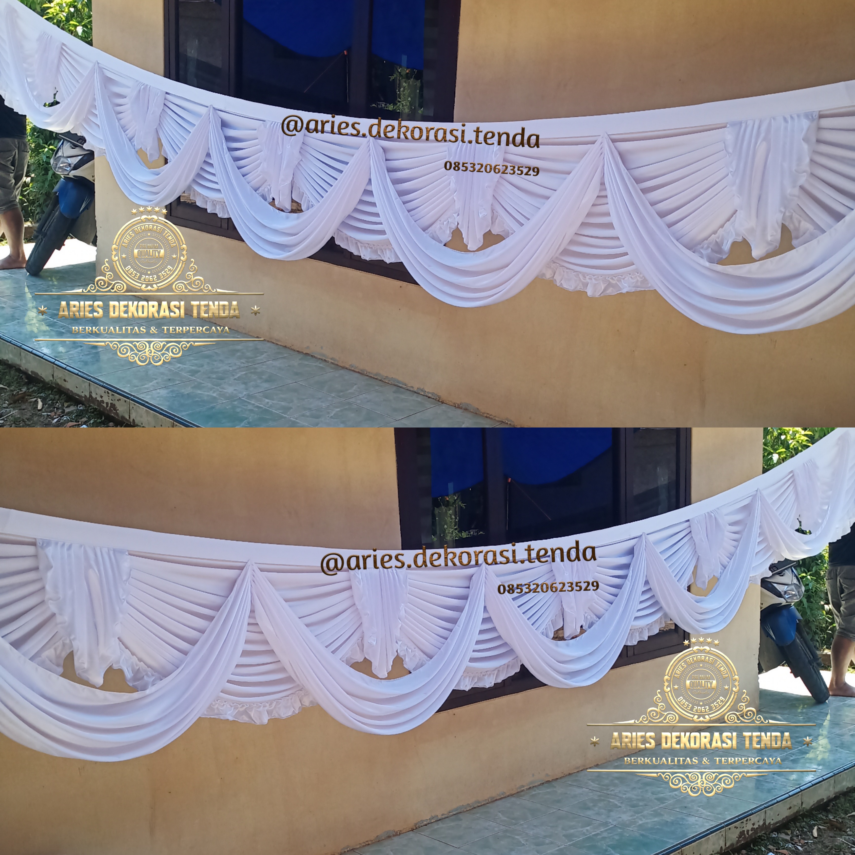 harga per 10 meter, Rumbai tenda pesta / ider - ider / juntai tenda ...