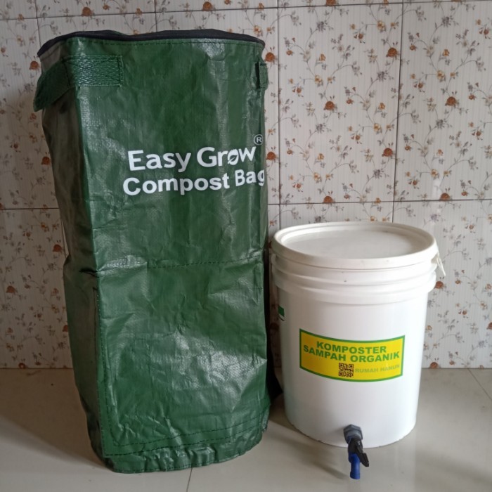 Komposter 20 + Compost Bag 80 liter | Lazada Indonesia