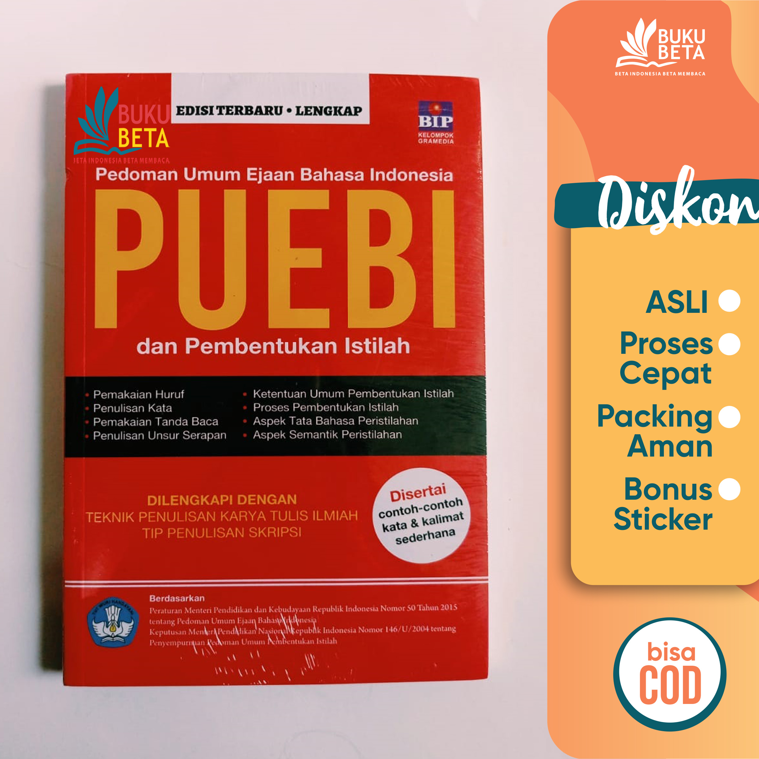 Buku Beta - Pedoman Umum Ejaan Bahasa Indonesia dan Pembentukan Istilah ...