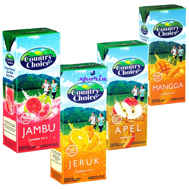 Soso country choise 250ml / minuman jus country choice / country choice ...