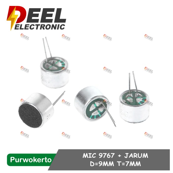MIC 9767 MIC CAPSULE ELECTRET CONDENSER MICROPHONE SMD AUDIO PICKUP ...