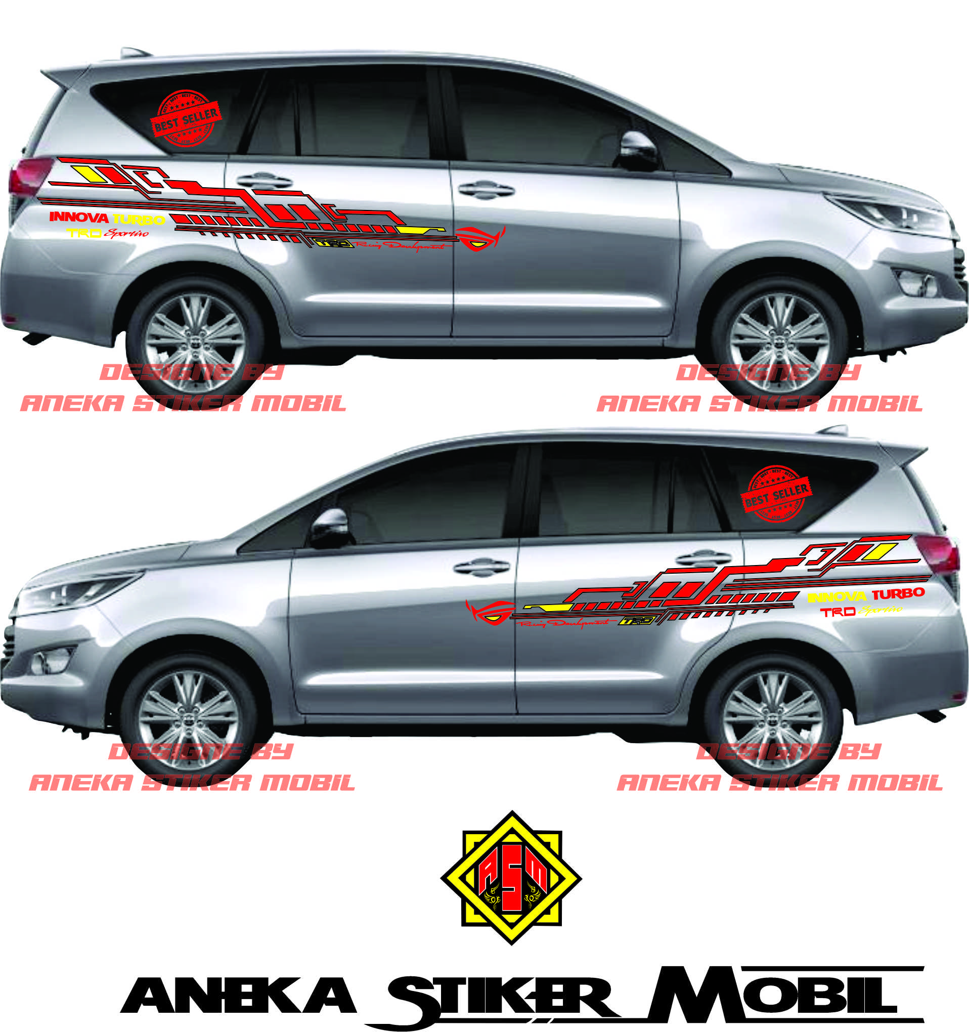 STIKER MOBIL INNOVA STIKER MOBIL INNOVA TURBO TERBARU | Lazada Indonesia
