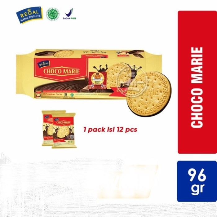 BISKUIT REGAL CHOCO MARIE BELGIAN CHOCOLATE FLAVOR 12'S - 96GR | Lazada ...