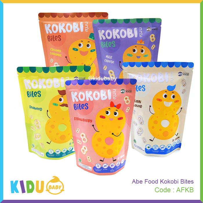 Snack Bayi & Anak Abe Food Kokobi Bites Kidu Baby | Lazada Indonesia