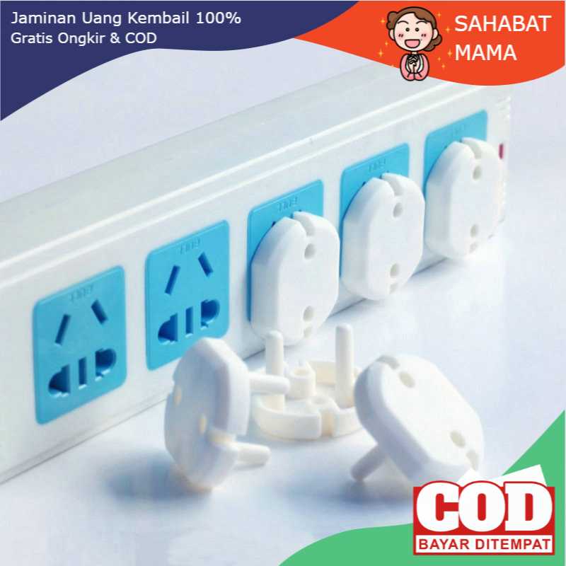 COD/Pengaman Stop Kontak Penutup Colokan Listrik Bayi Pelindung Tutup ...