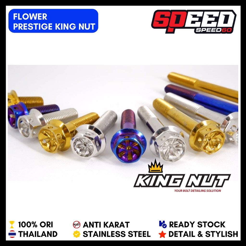 Baut Kaliper Belakang Honda Vario 160 Baut Probolt Thailand Stainless King Nut | Lazada Indonesia