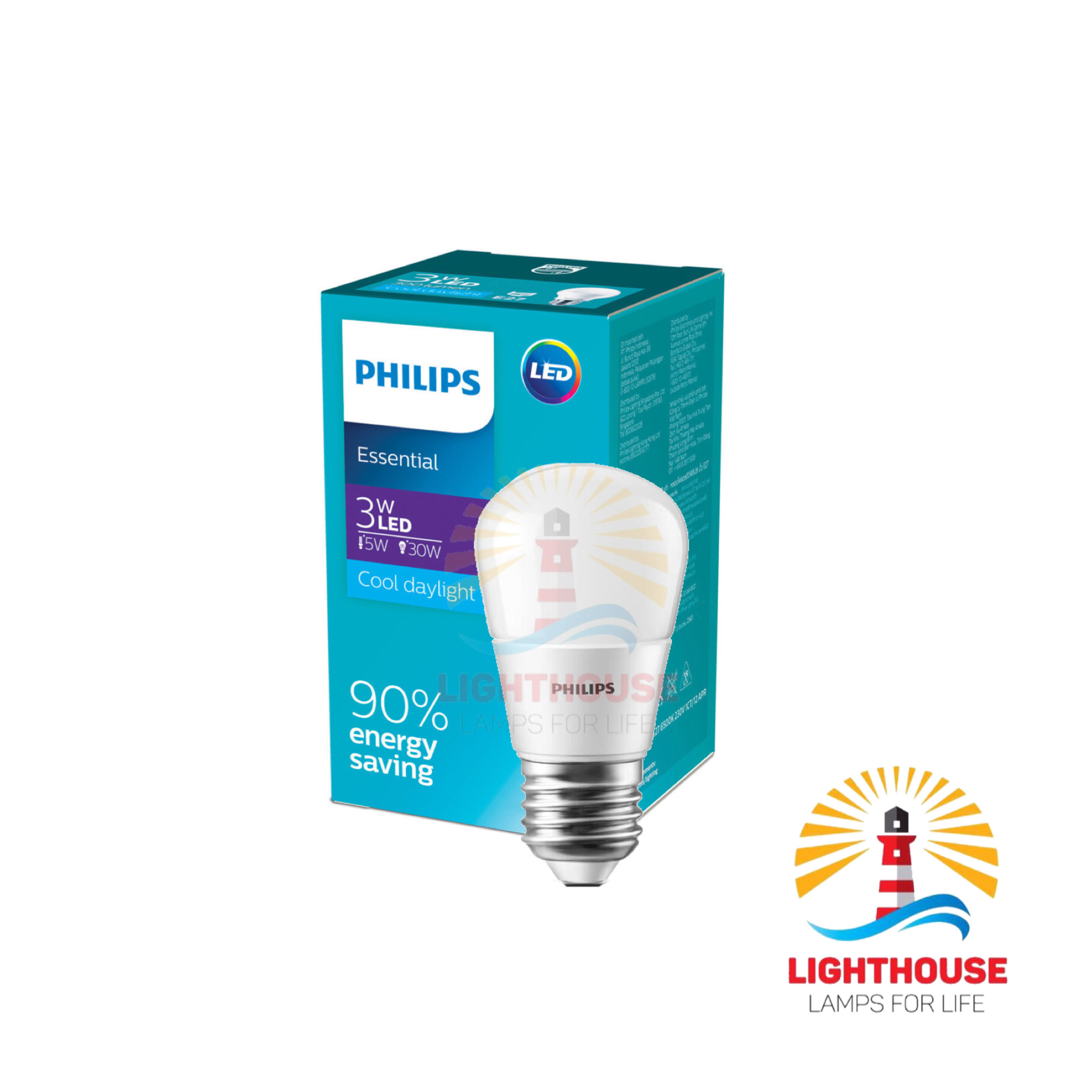 Philips Essential Led Bulb 3W 5W 7W 9W 13W Putih E27 ESS | Lazada Indonesia