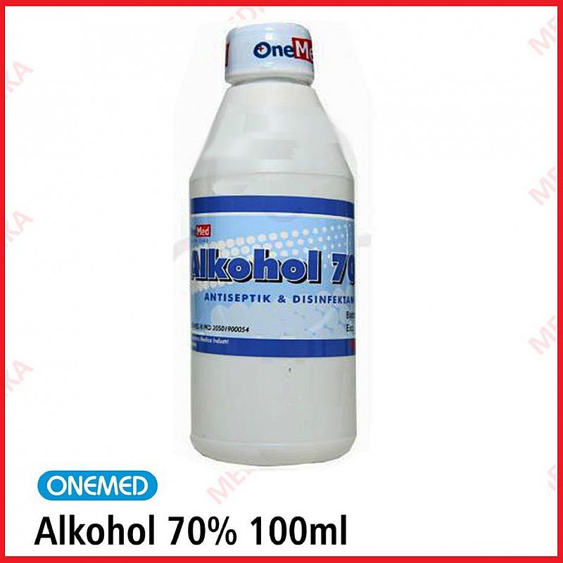Alkohol 70% Onemed 1 Liter Perlengkapan Kesehatan Alat Medis Antiseptik ...