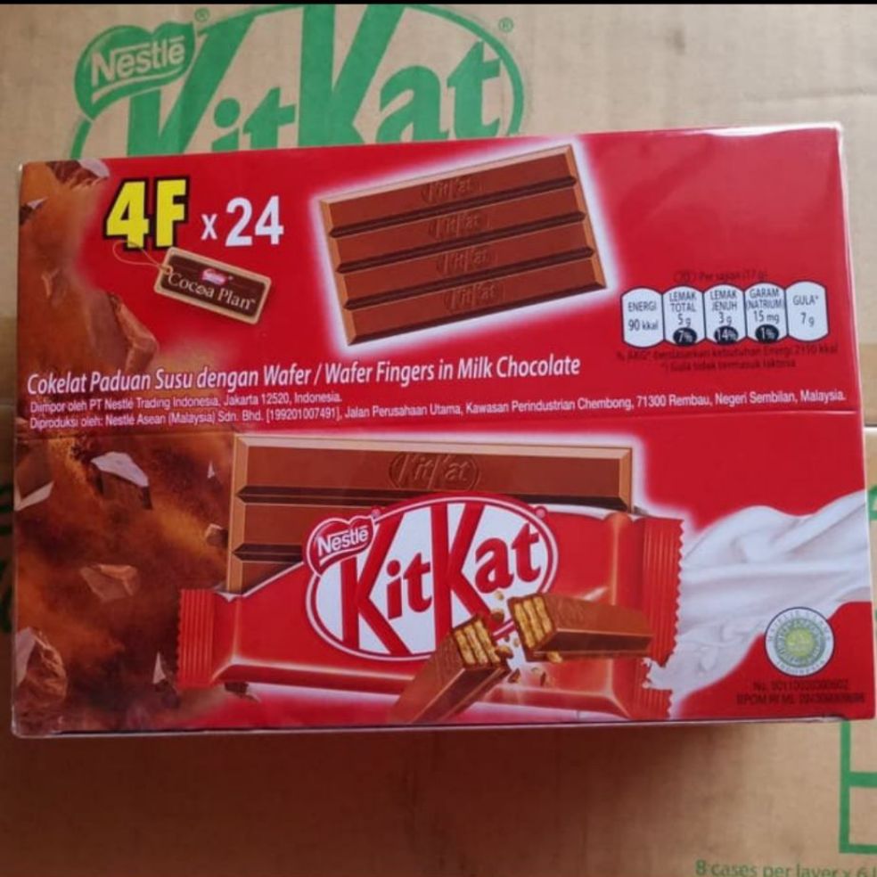 Coklat Kit Kat 4F (1Box 24pcs) | Lazada Indonesia
