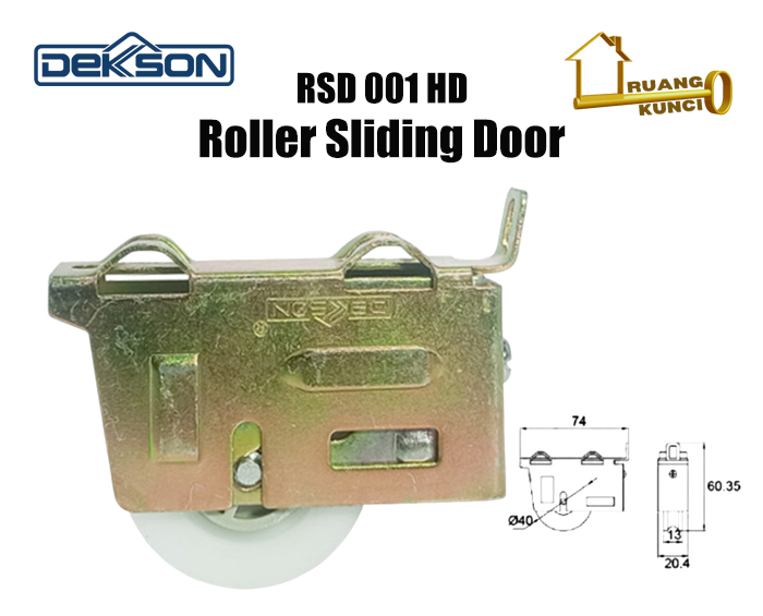 Roda Sliding Door Dekkson RSD 001 HD (Heavy Duty) Roda Dekson | Lazada ...