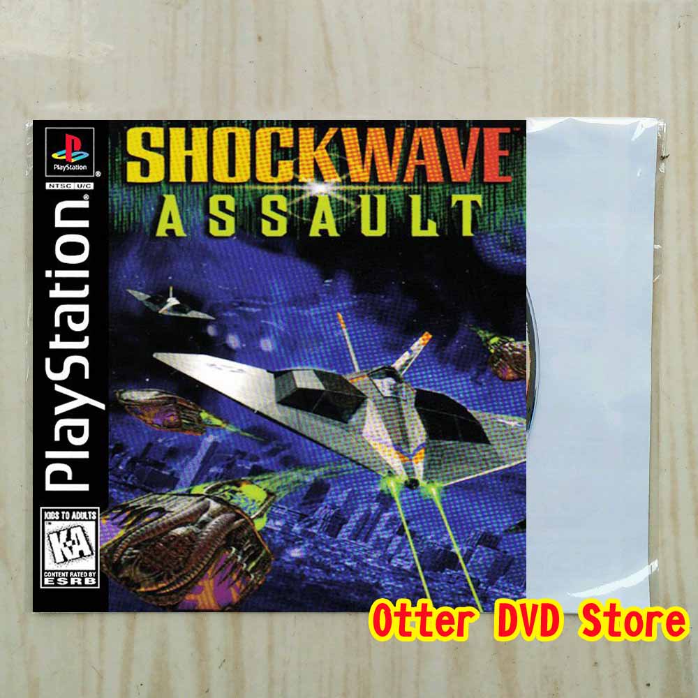 Kaset Cd Game Ps1 Ps 1 Shockwave Assault Shock Wave Assault Lazada