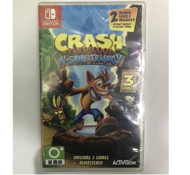 Nintendo Switch Crash Bandicoot N Sane Trilogy 3 In 1 Lazada Indonesia