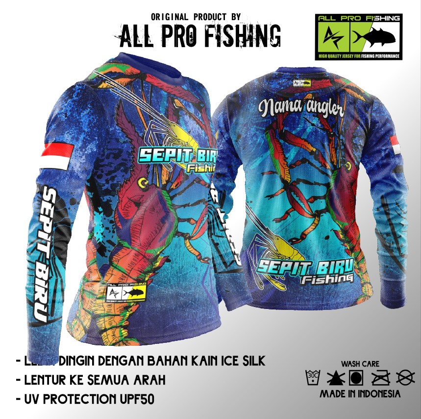 jersey mancing custom udang galah sepit biru | Lazada Indonesia jersey mancing custom udang galah sepit biru | Lazada Indonesia
