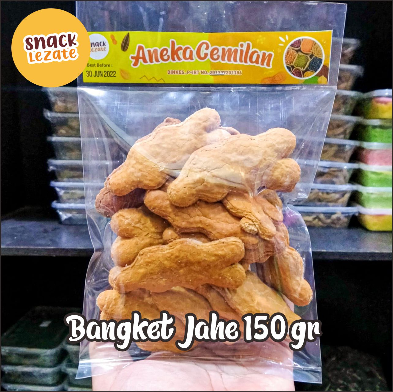 Kue Bangket Jahe 150gr Roti Jahe Hangat di Tenggorokan / Kue Bangkit ...