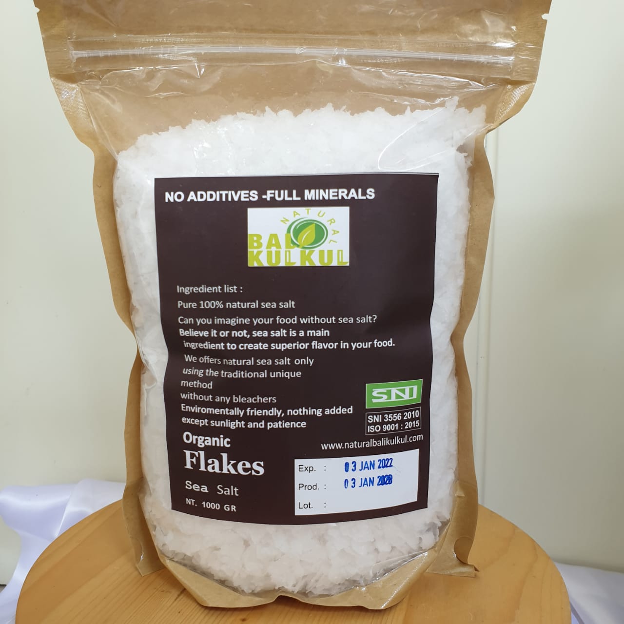 Bali Kulkul - Organic Sea Salt ( Flakes Garam Laut Serpih ) 1KG Non ...
