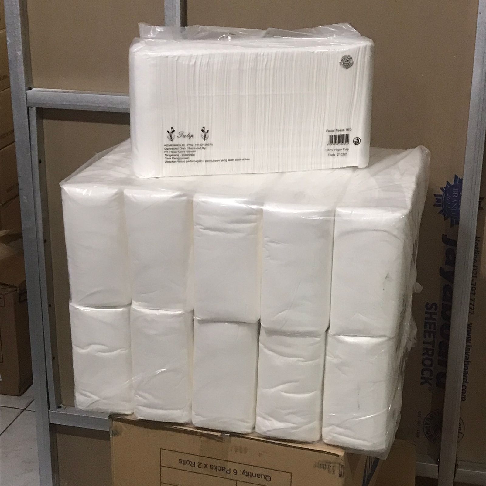 GROSIR Tisu Wajah Tissue Facial TULIP Kiloan 1 kg 1000 gr Ekonomis Isi ...