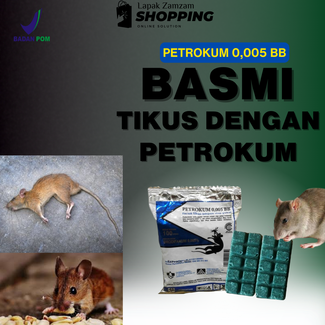 100 % Asli Racun Tikus Petrokum Pembunuh Tikuse - Obat Tikus Petrokum ...