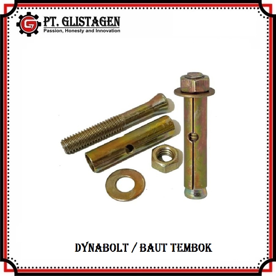 Dynabolt Tembok / Baut Tembok / Baut Dinding | Lazada Indonesia