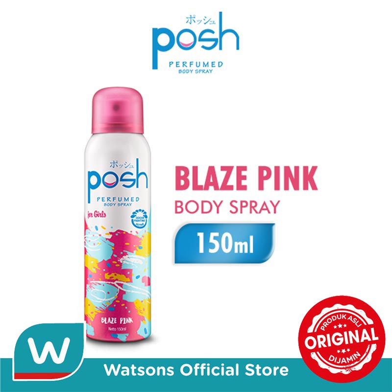 POSH BODY SPRAY BLAZE PINK 150ML | Lazada Indonesia