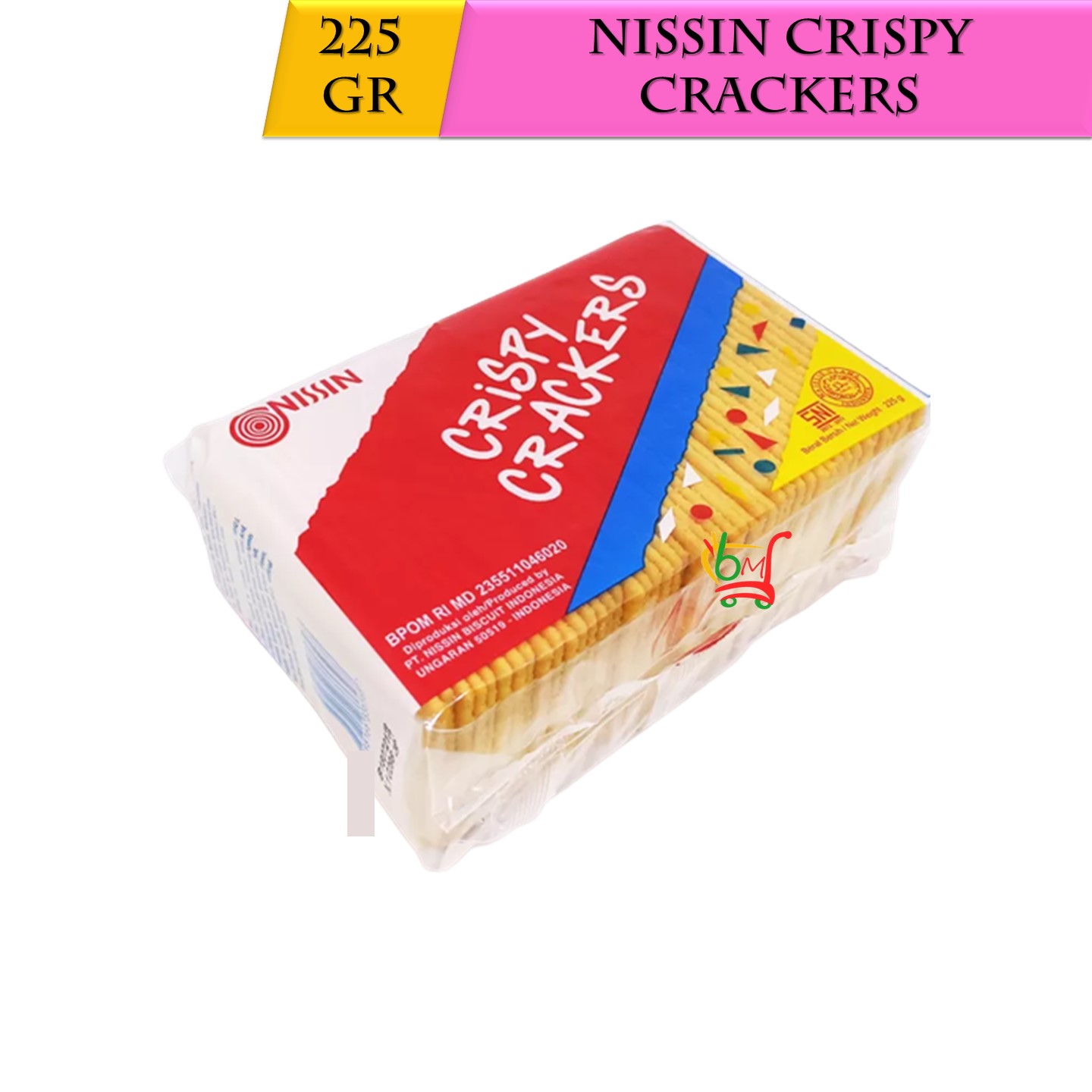 Nissin Crispy Cracker Krekers Gurih Asin Kemasan Pack Besar | Lazada ...