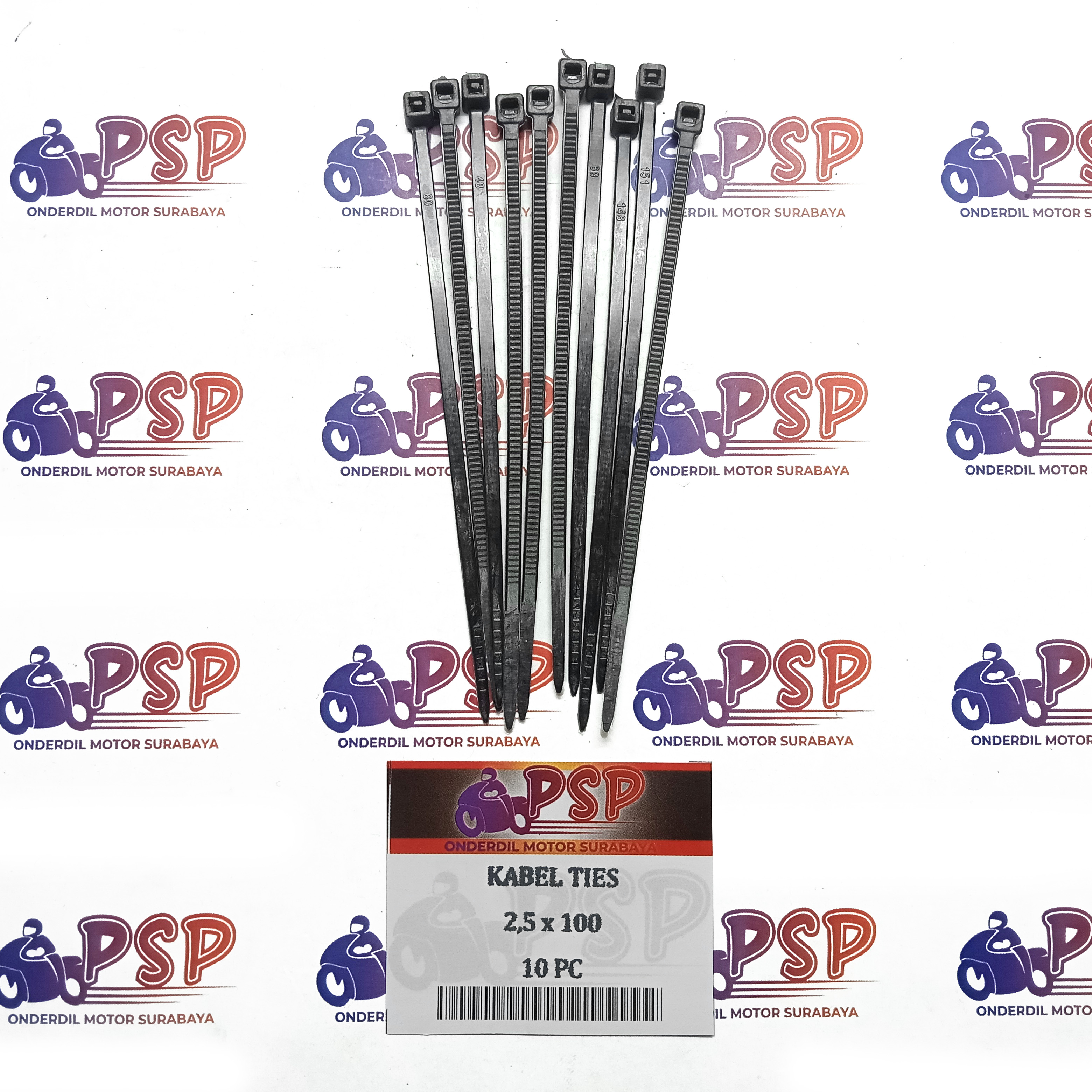 KABEL TIES 2 5 X 100 HITAM Harga Per 10 Biji Tali Krek Kretek Tis
