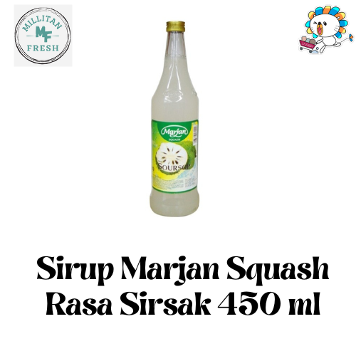 MF/ Sirup Marjan Squash Rasa Sirsak 450 ml | Lazada Indonesia