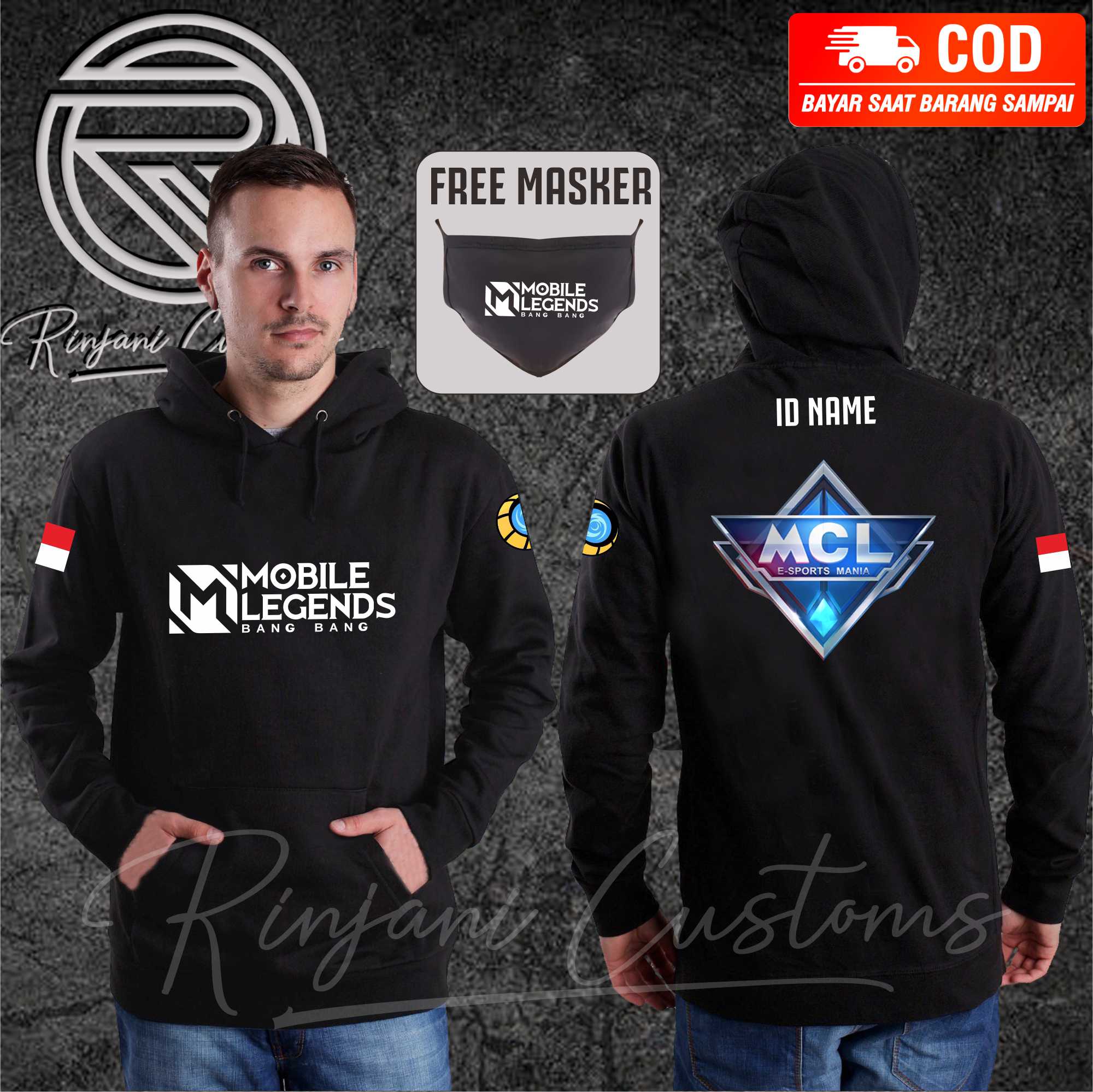 JAKET MOBILE LEGEND MCL/JAKET GAME ESPORT MOBILE LEGEND MCL/JAKET PRIA ...