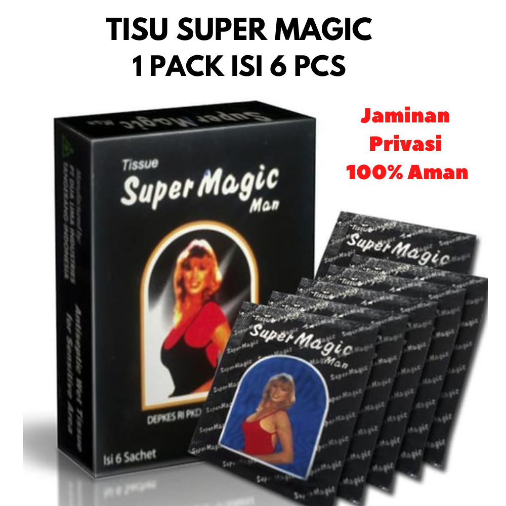 Tisu Magic Antiseptic Tahan Lama / Tissue Super / Super Magic Kuat ...