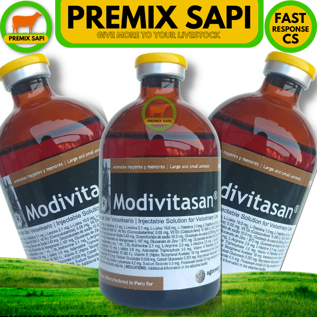 MODIVITASAN 100ml - Multivitamin lengkap, asam amino, Dilengkapi ...