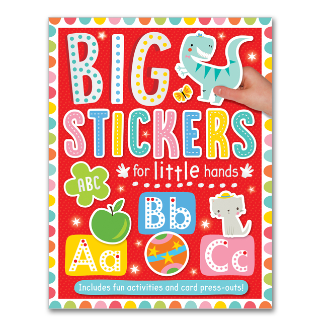 ABC Sticker Activity Book - Big Stickers For Little Hands | Lazada ...