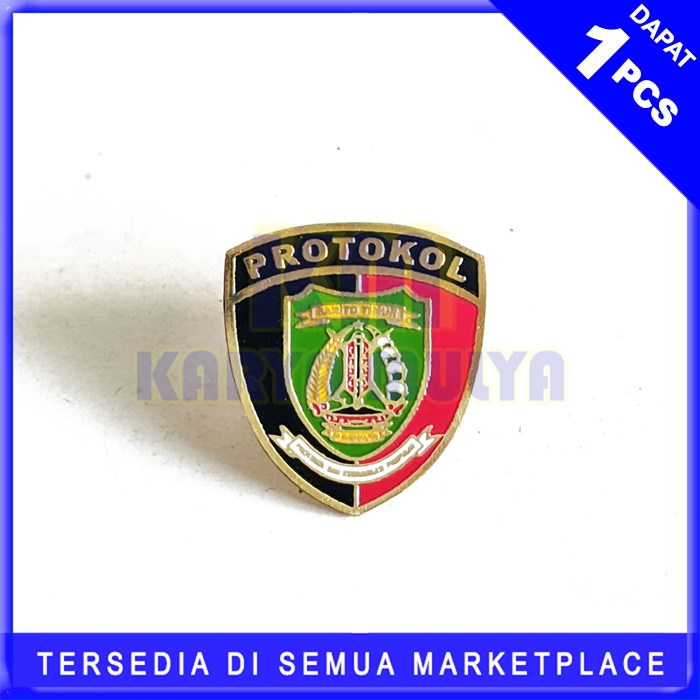 Pin Protokol Barito Timur Pin Bros Protokol Model Perisai - KM / 1pcs ...
